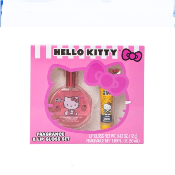 Hello Kitty | Makeup | New Hello Kitty Fragrance And Lip Gloss Set ...